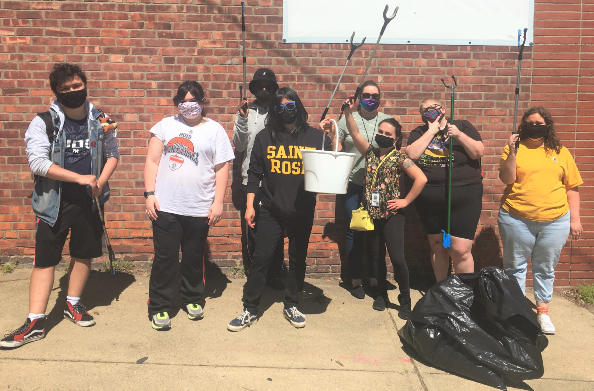 Conscientious Students Tackle Local Litter - Living Resources Albany, NY